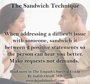 How the Sandwich Technique Can Transform Your Relationships - Judith ...